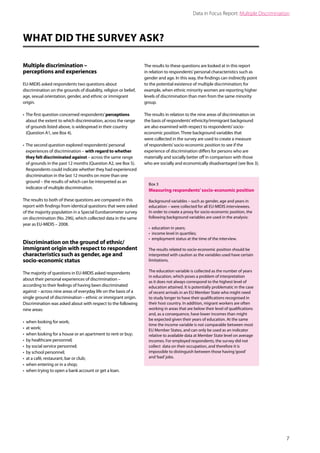 FRA Multiple Discrimination | PDF