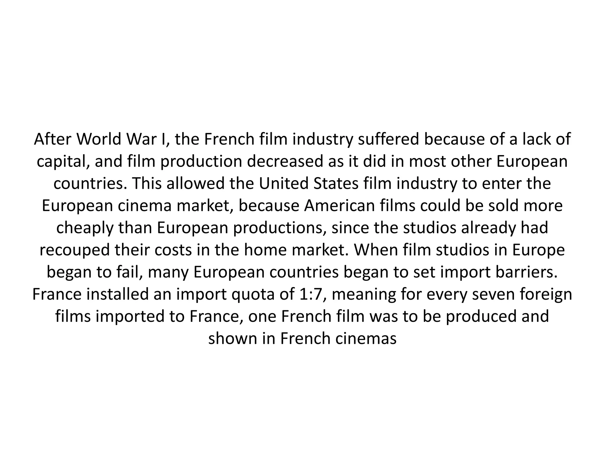 French cinema presentation | PPTX