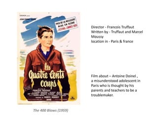 French cinema presentation | PPTX
