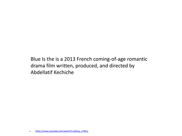 French cinema presentation | PPTX