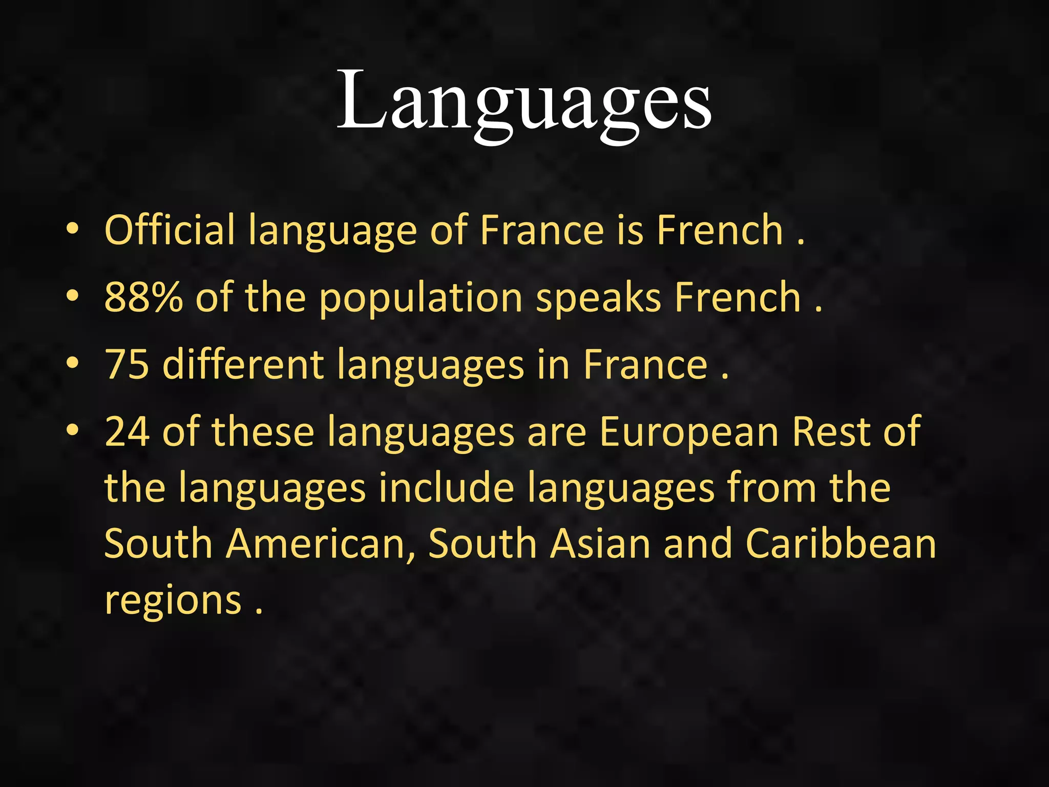 Short presentation about France | PPTX