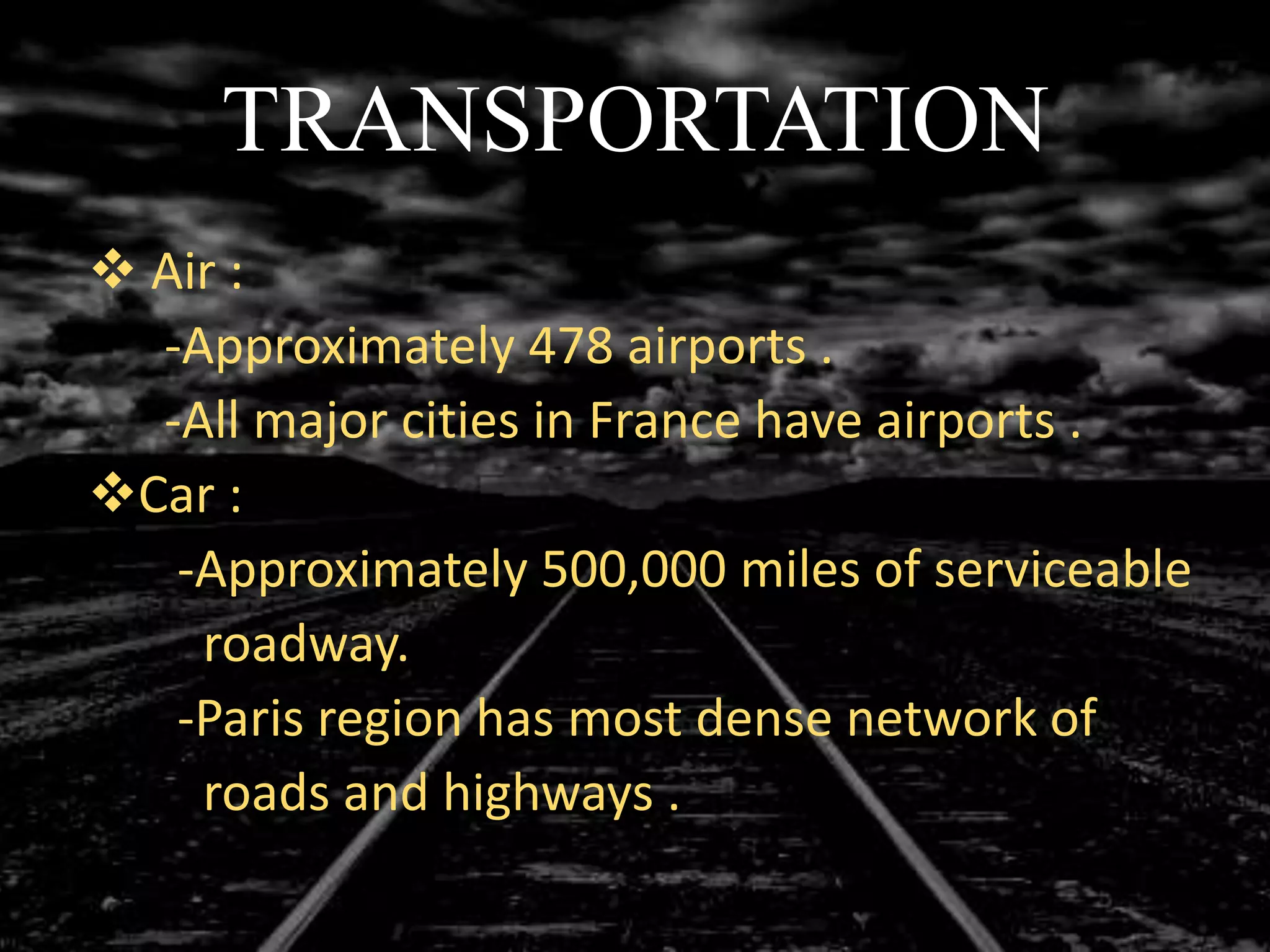 Short presentation about France | PPTX