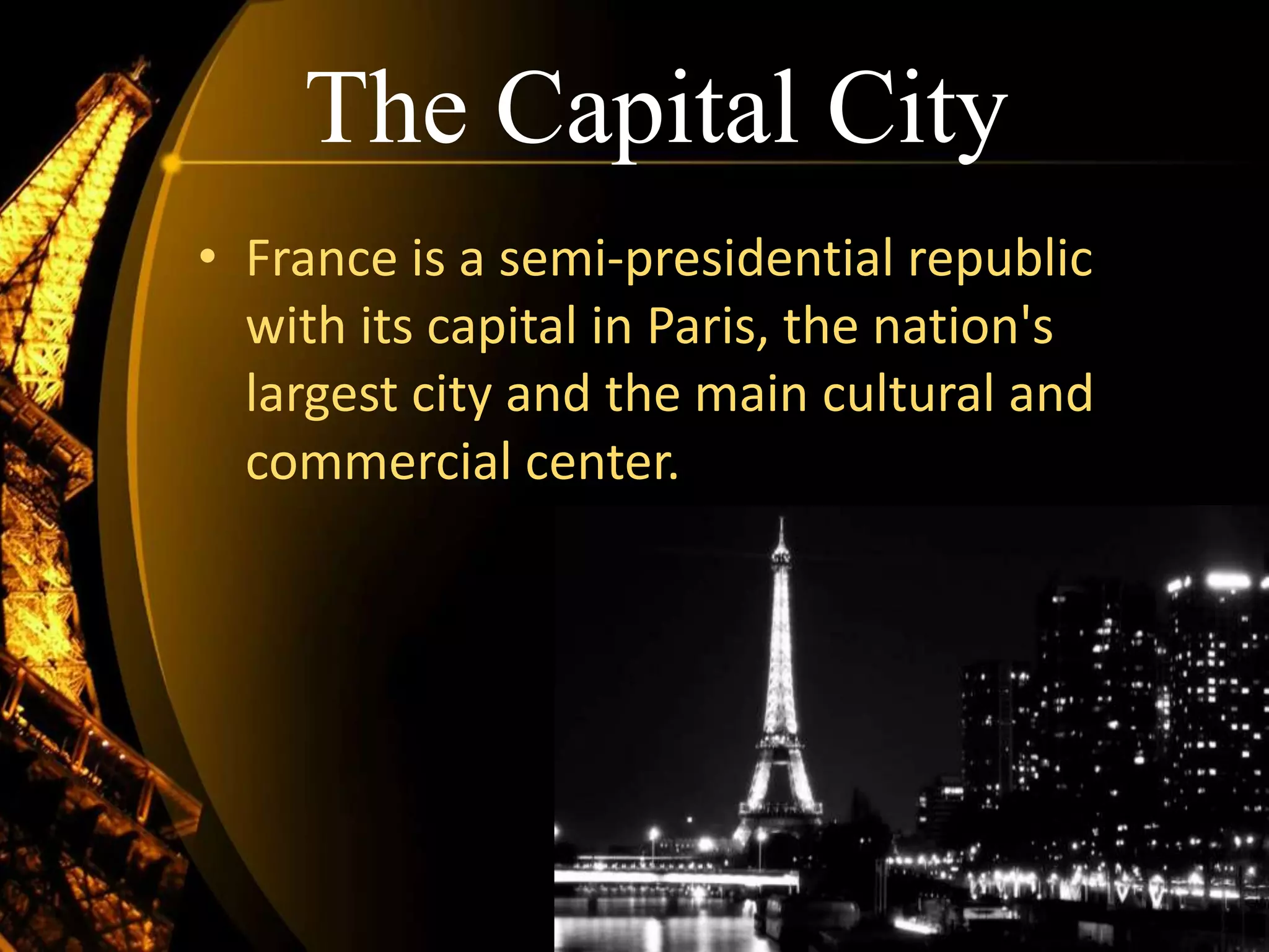 Short presentation about France | PPTX