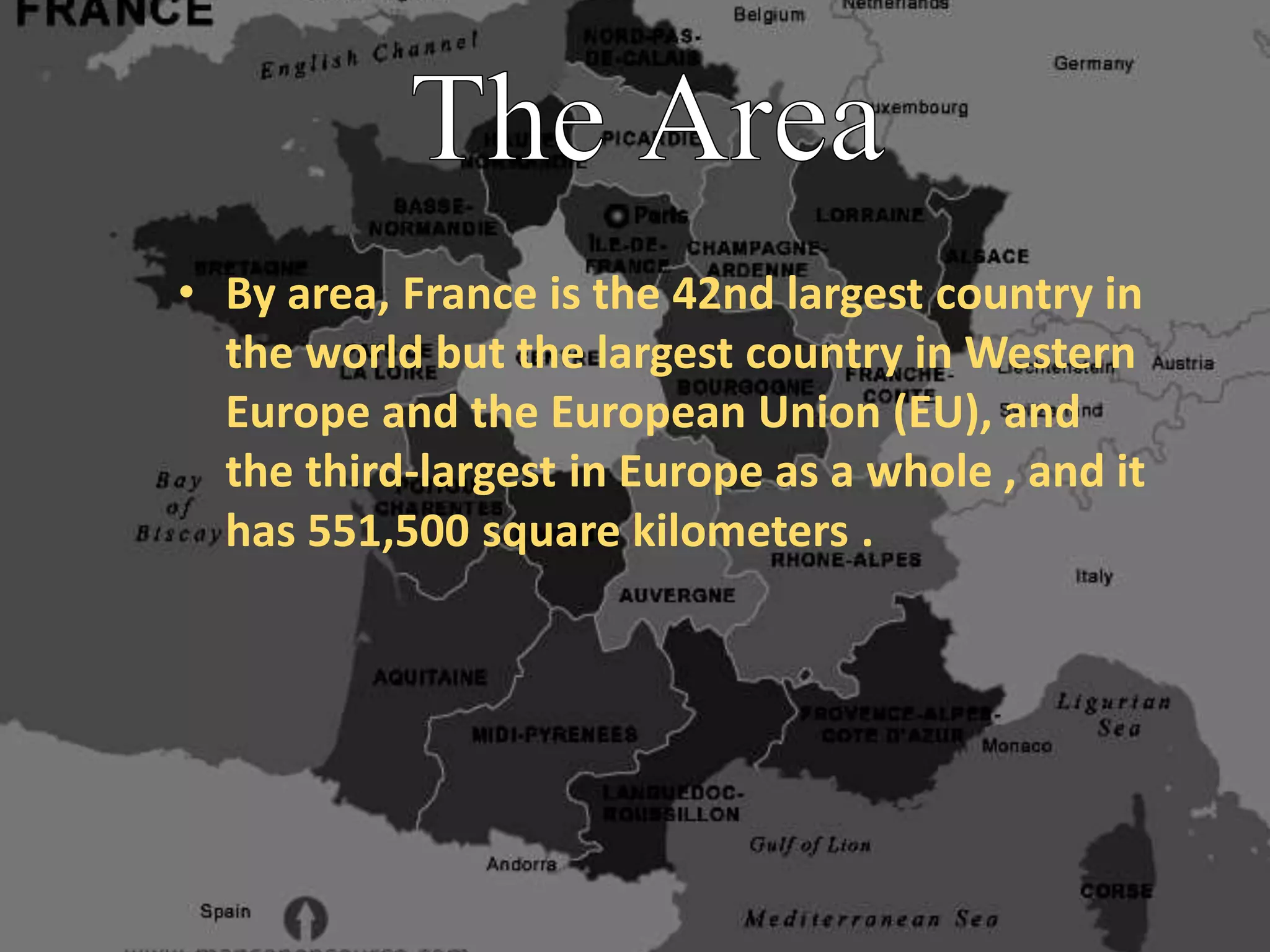 Short presentation about France | PPTX