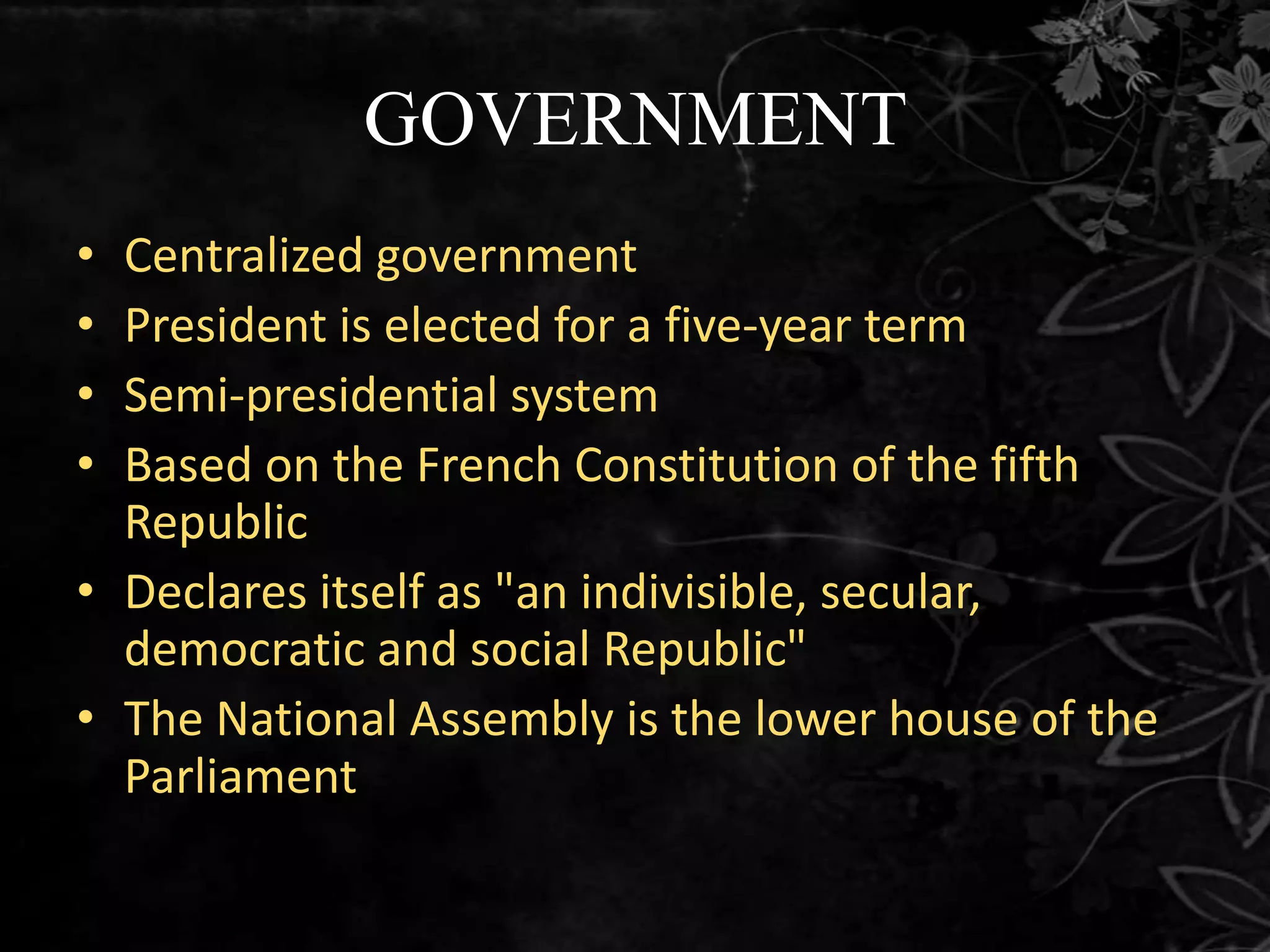 Short presentation about France | PPTX