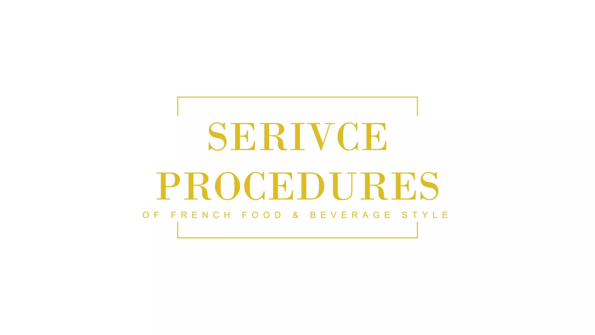 French Service | PPTX