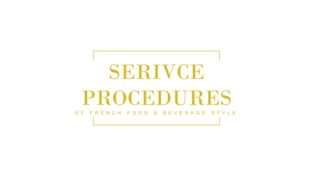 French Service | PPTX