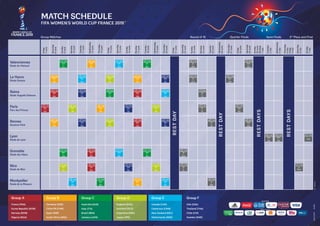 France 2019-match-schedule-updated-in-english | PPT