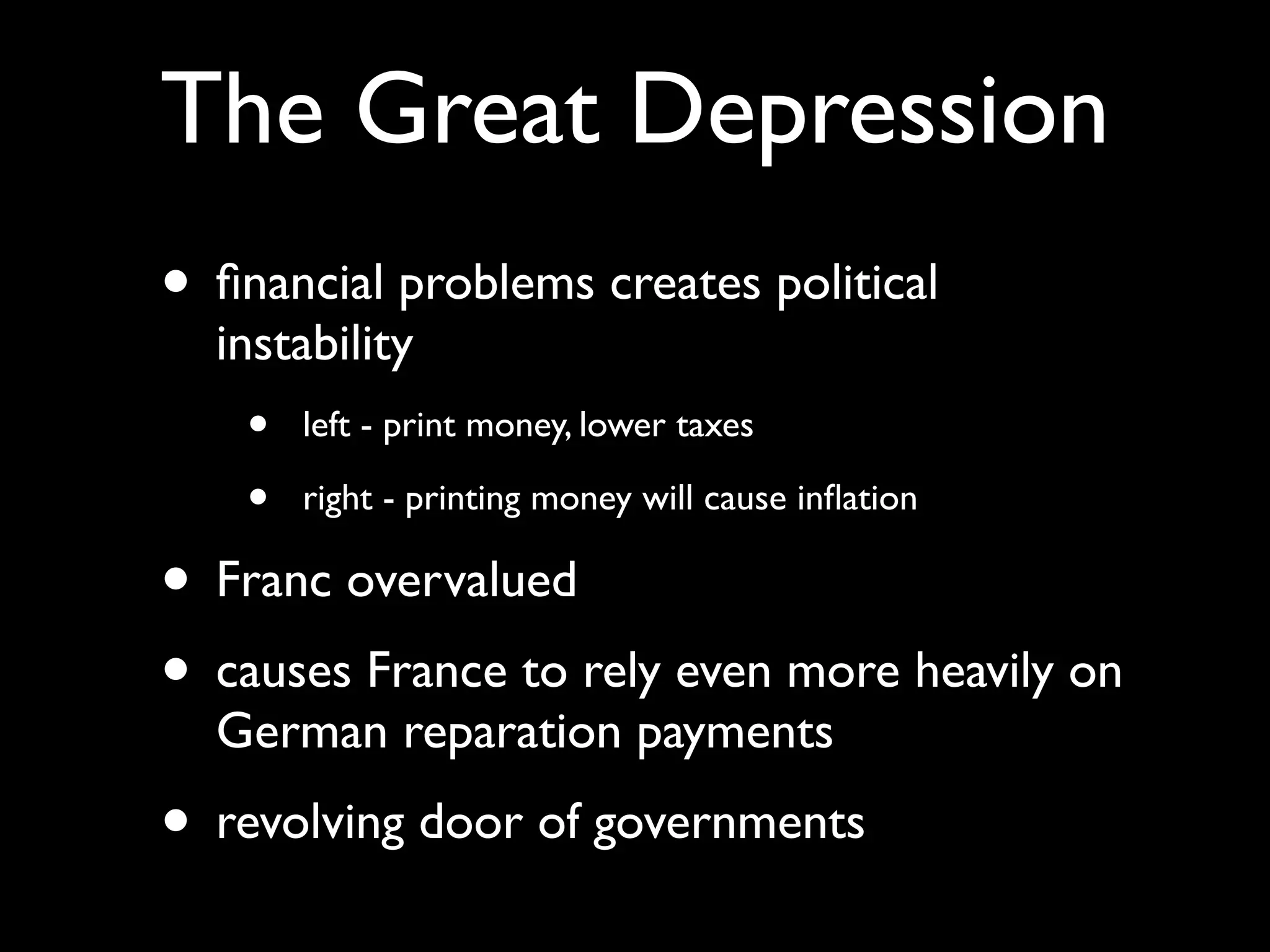 France: The Interwar Years (1919-1938) | KEY | Politics