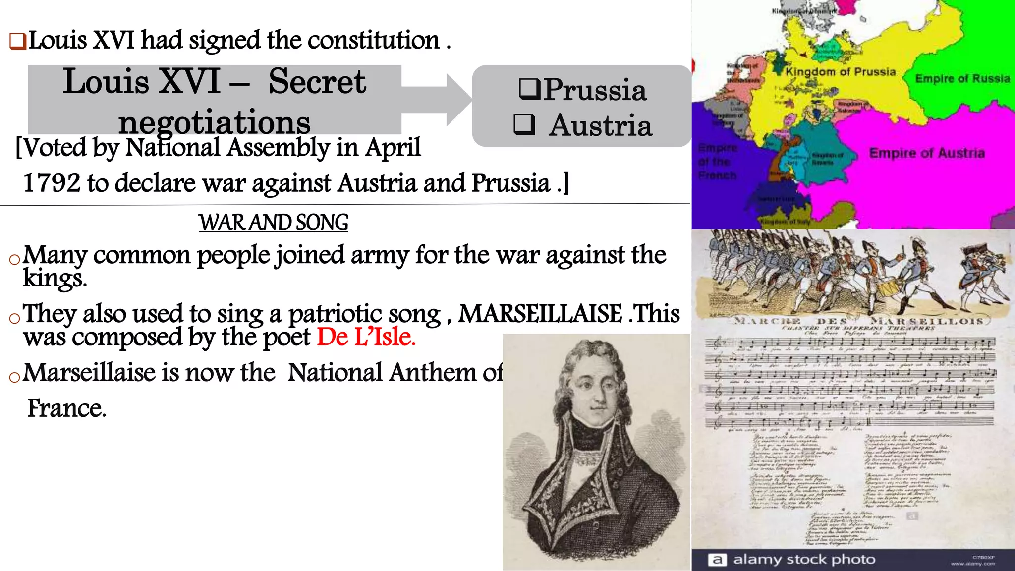 France abolishes monarchy and becomes republic (french revolution) | PPTX