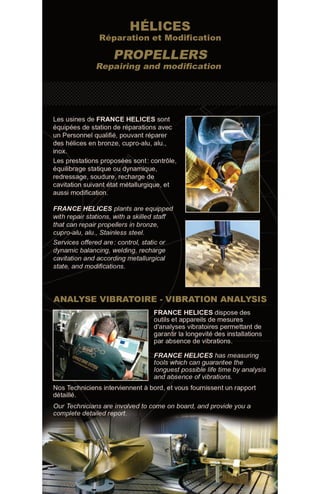 FRANCE HELICES BROCHURE | PDF