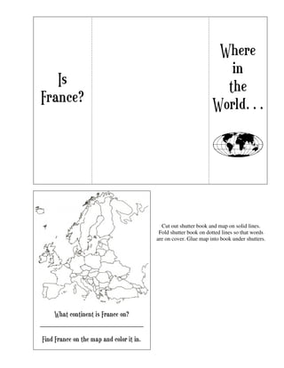 France lapbook | PDF