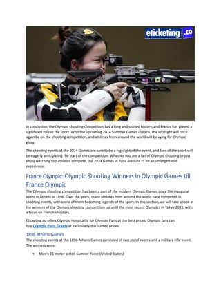 France Olympic Olympic Shooting Complete History and Olympic Paris.pdf