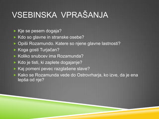 France Prešeren: Turjaška Rozamunda | PPTX
