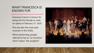 Francesca Caccini Presentation | PPTX
