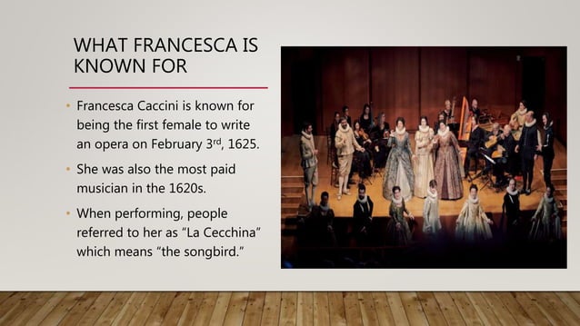 Francesca Caccini Presentation | PPT