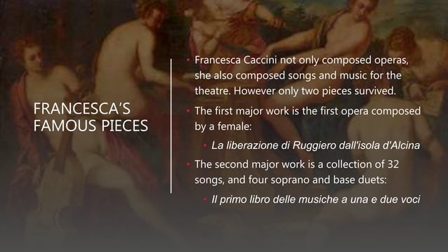 Francesca Caccini Presentation | PPT