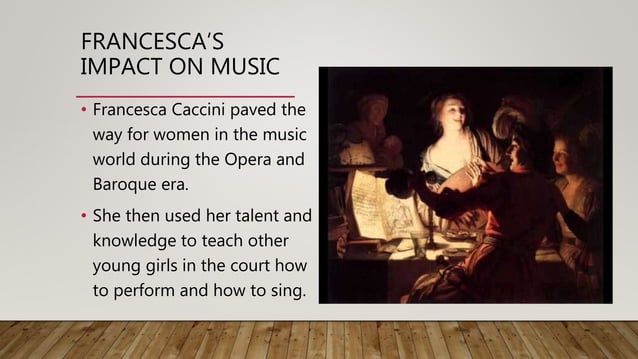 Francesca Caccini Presentation | PPT