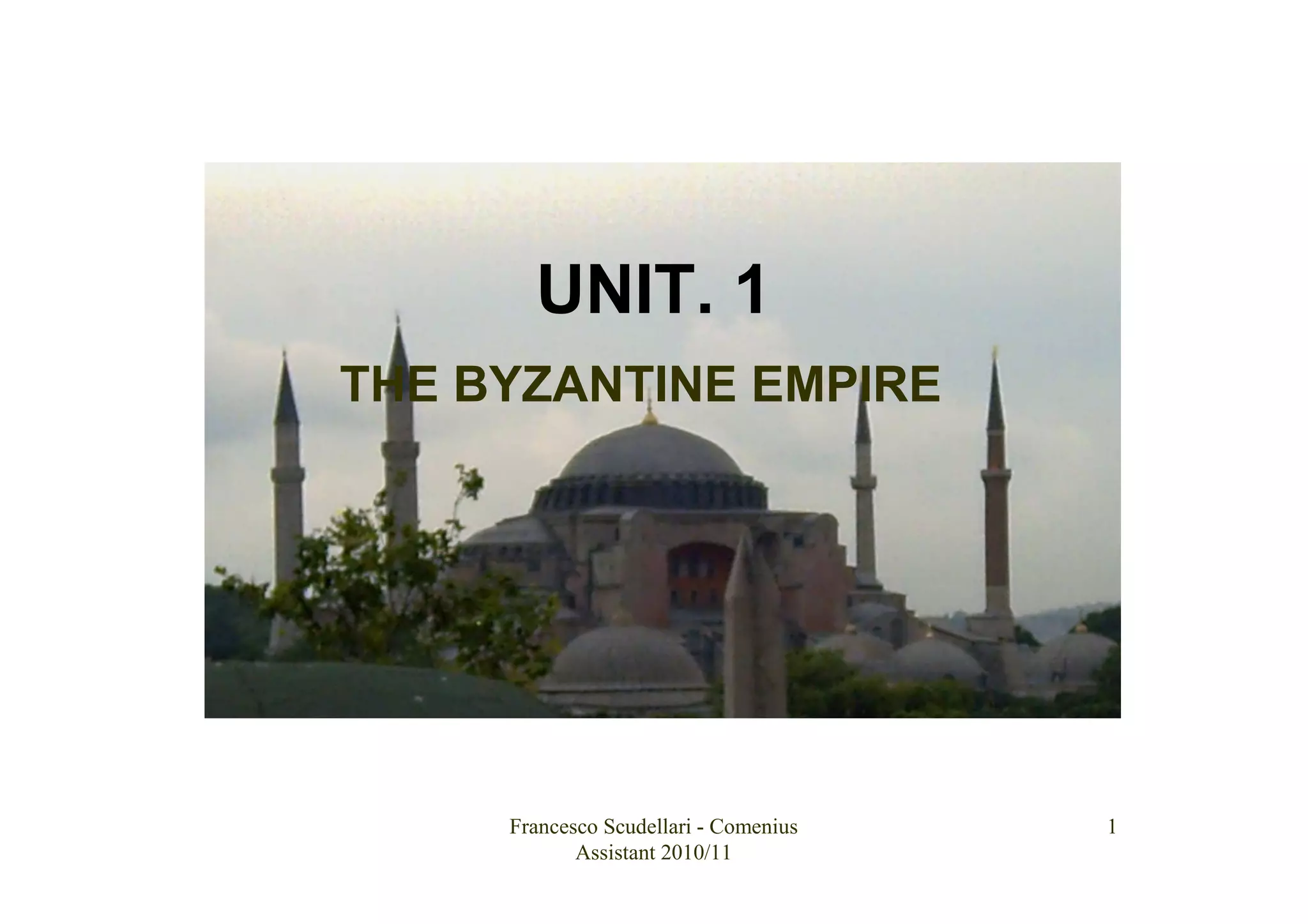 Francesco byzantine empire.ppt