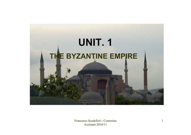 Francesco byzantine empire.ppt