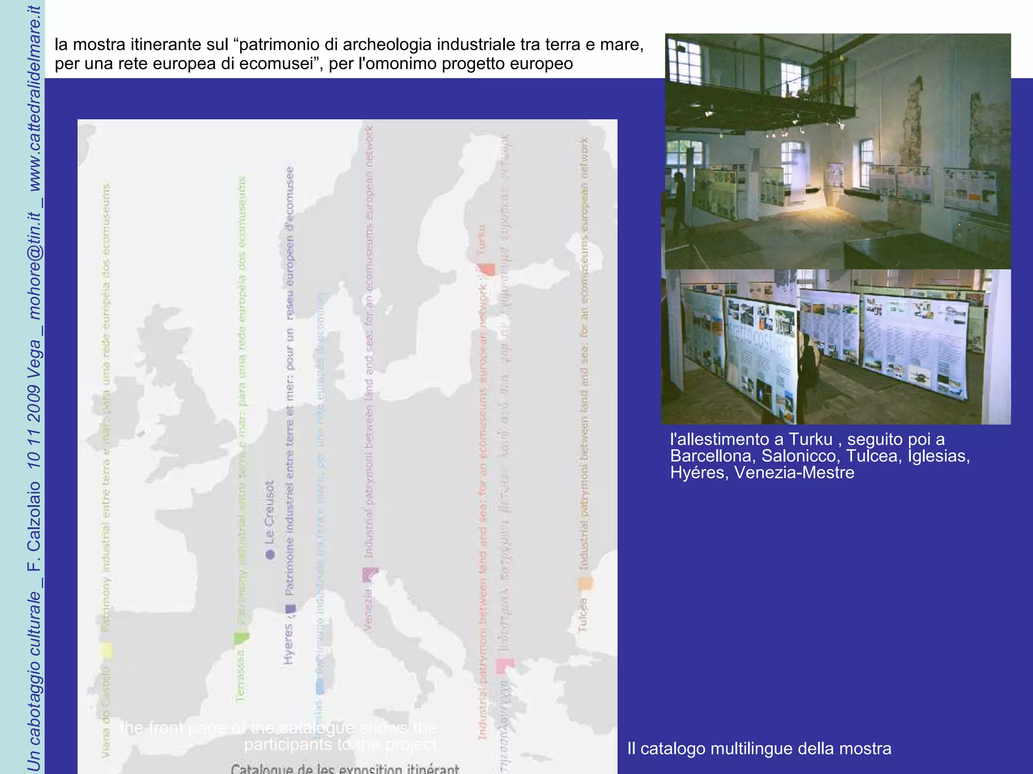 Francesco Calzolaio Mostra Itinerante Sul Patrimonio Di Archeologia ...
