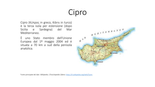 Alla scoperta di Cipro | PPTX