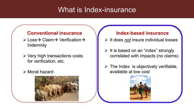 Designing index-based insurance for livestock | PPTX