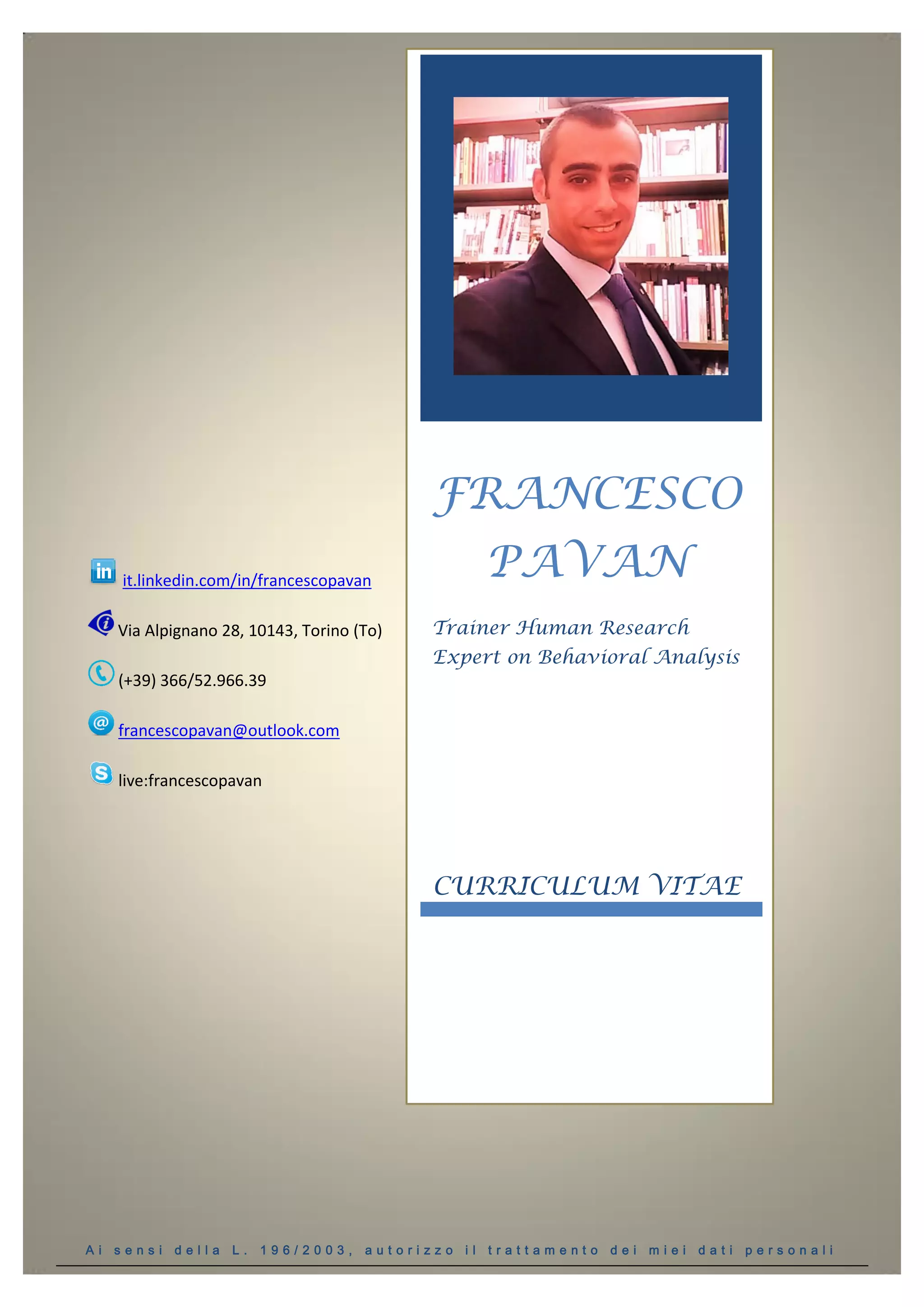 Francesco pavan | PDF