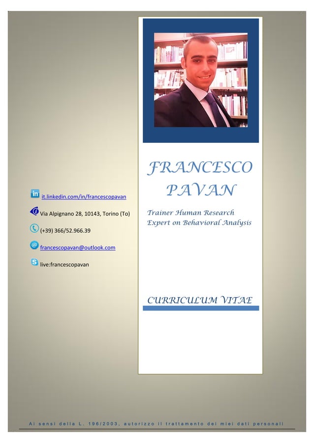 Francesco pavan | PDF