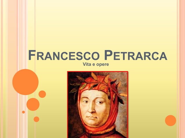 Francesco Petrarca (Amelie) | PPT