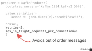 Practical tips and tricks for Apache Kafka messages integration | Francesco Tisiot, Aiven | PDF