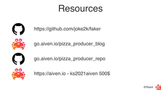 Kickstart your Kafka with Faker Data | Francesco Tisiot, Aiven.io
