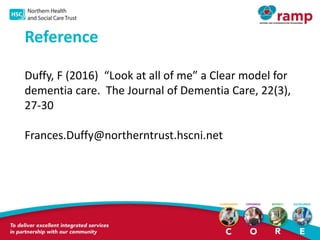 Dr Frances Duffy - CLEAR dementia care: look at all of me | PDF ...
