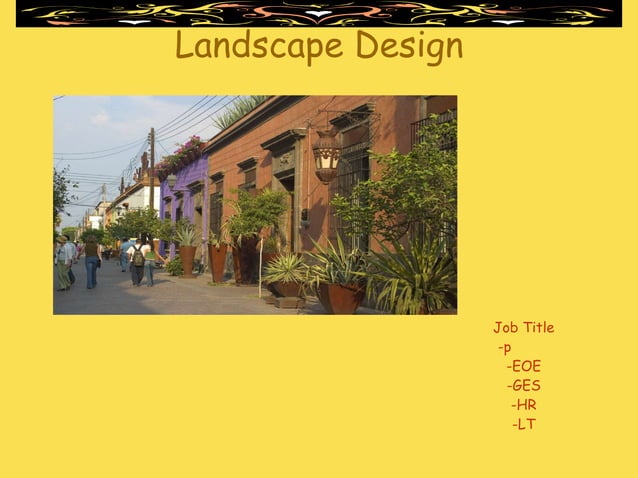 Landscape design | PPT