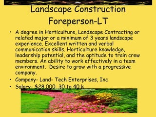Landscape design | PPT