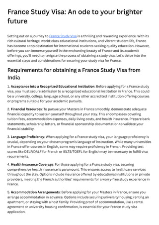 France Study Visa An ode to your brighter future.pdf