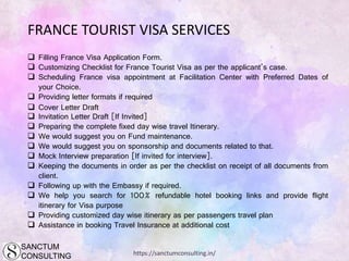 France Tourist Visa Process and Checklist | PPTX