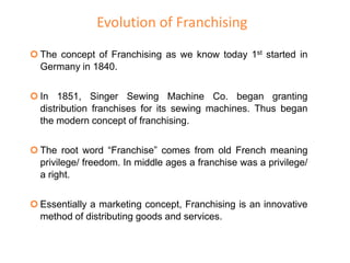 Franchise | PPT
