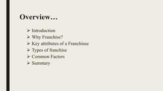 Franchise | PPTX