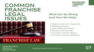 Franchise Law Experts in Sydney | Newhouse and Arnold Solicitors | PPT