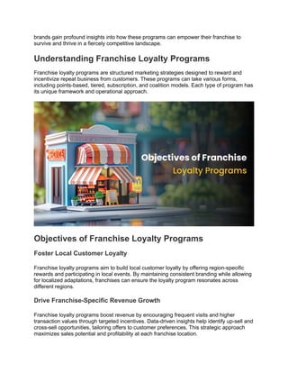Are Franchise Loyalty Program Worth the Investment? | PDF