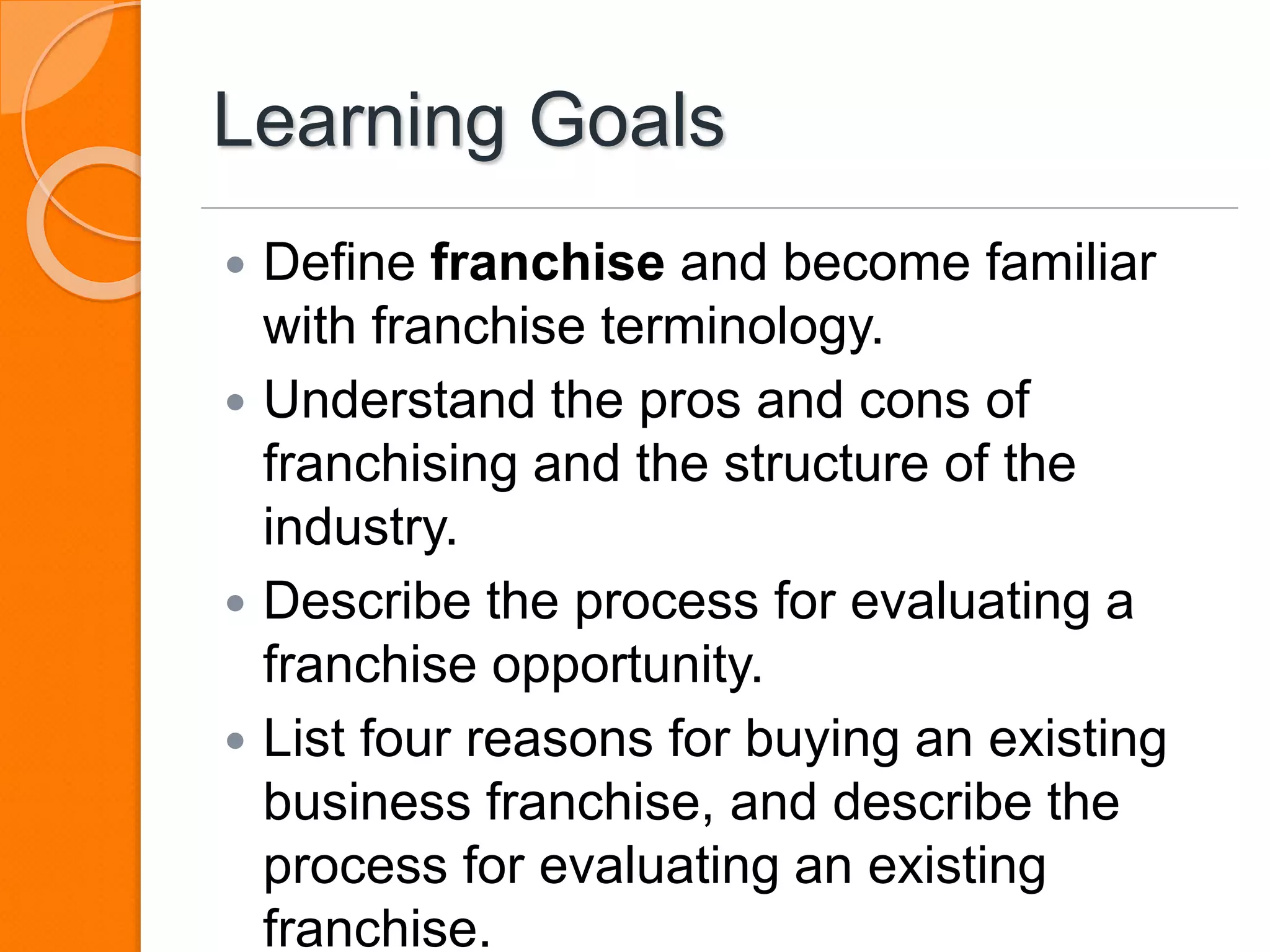 Franchise Models | PPT