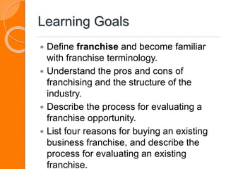 Franchise Models | PPT