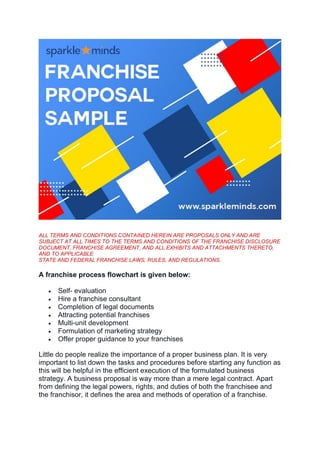 Franchise proposal sample | PDF