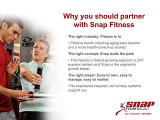 Snap Fitness Franchise Sales Presentation | PPT