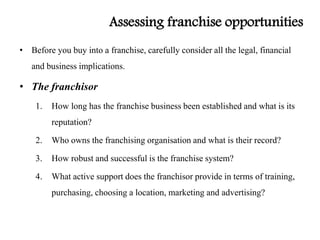 Franchising | PPTX