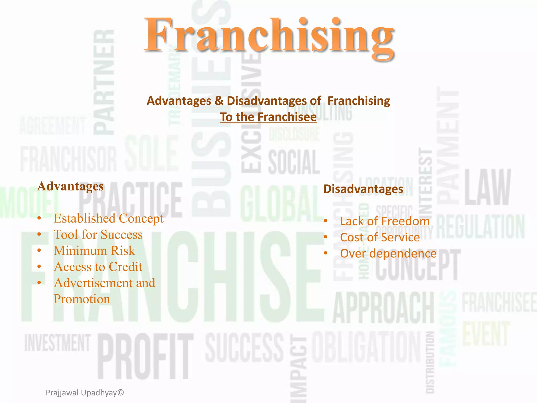 Franchising | PPT