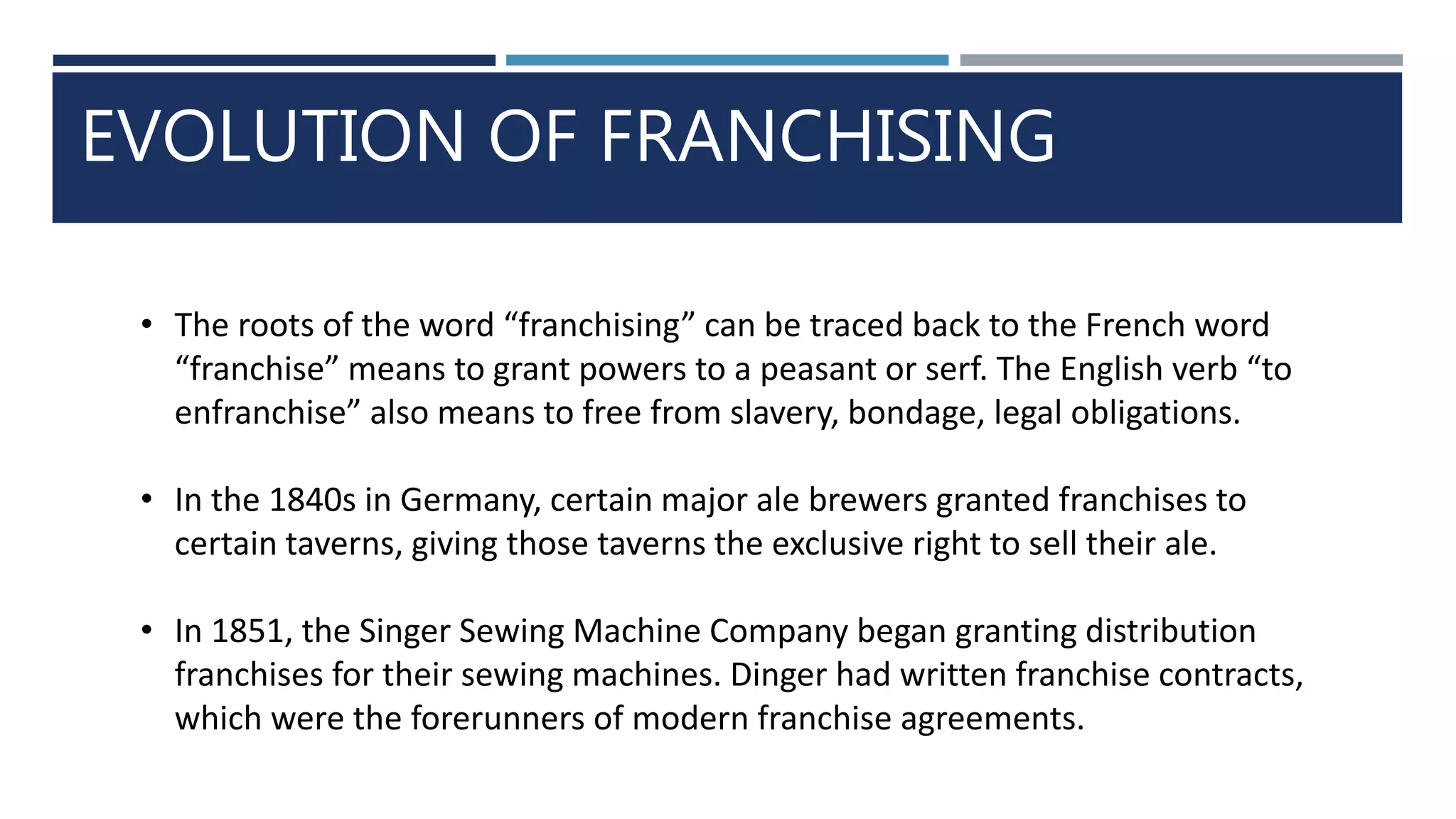 Franchising | PPTX