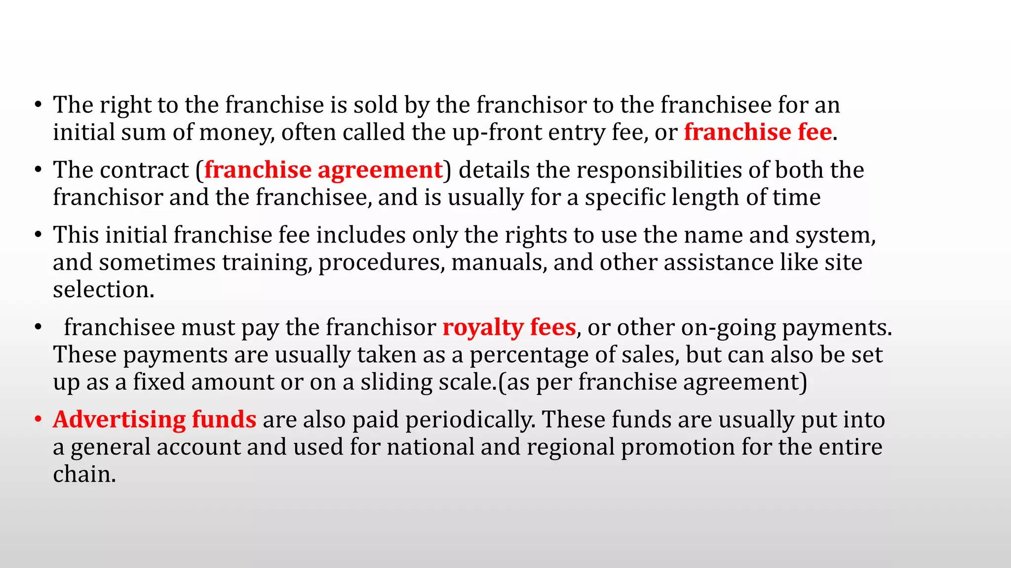 Franchising | PPT