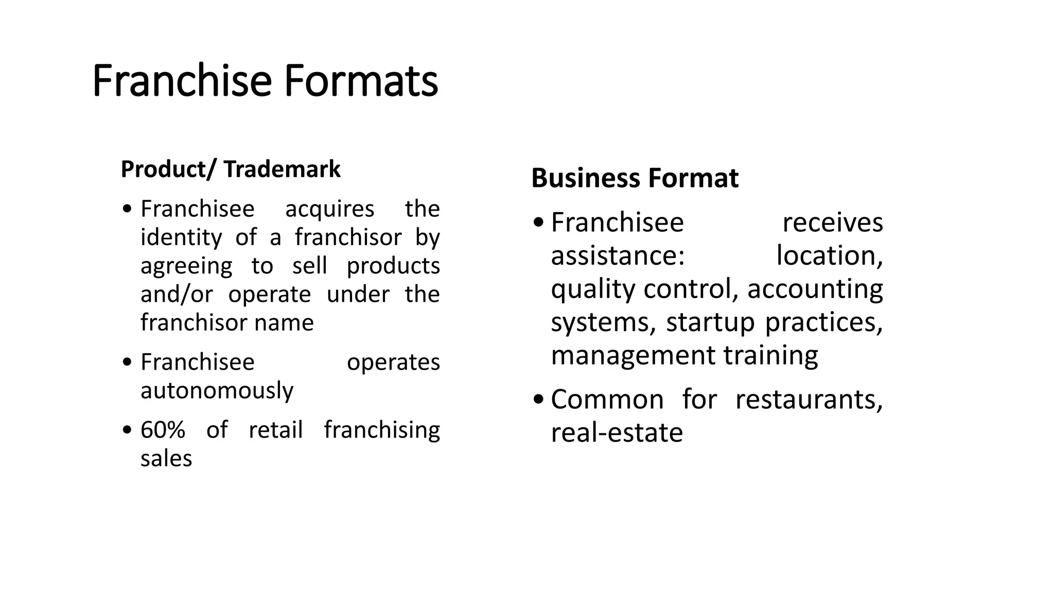 Franchising .pdf | Business | Business and Finance